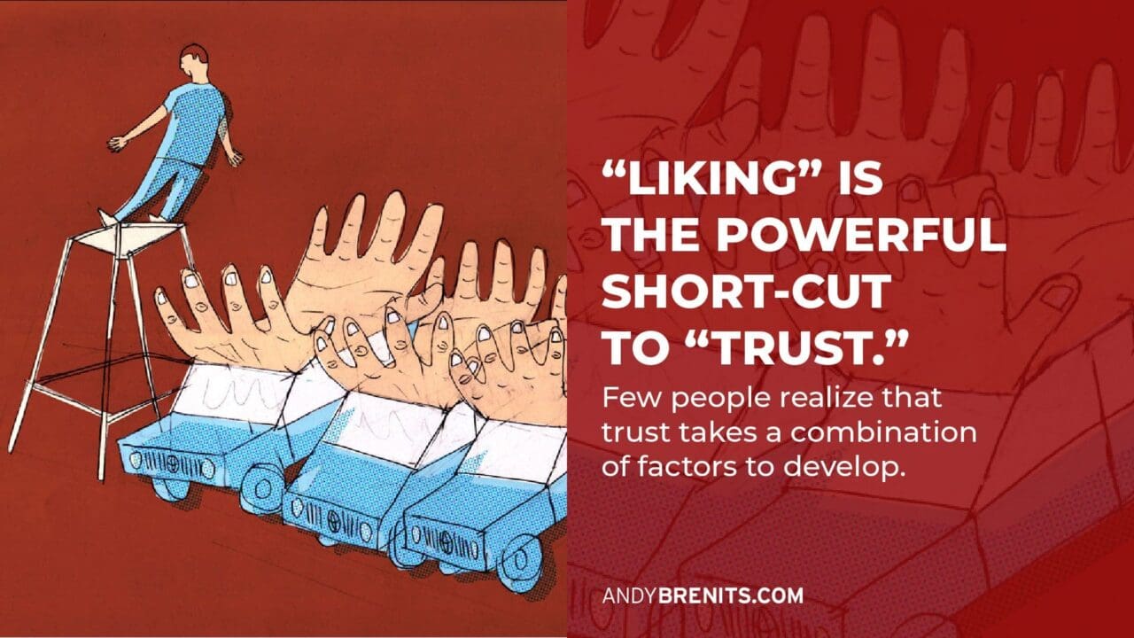 "Liking" is the powerful short-cut to "Trust." : Brenits Creative